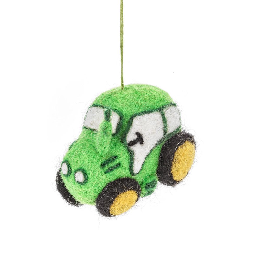 Countryside Tractor Felt Decoration – Olive and Myrtle